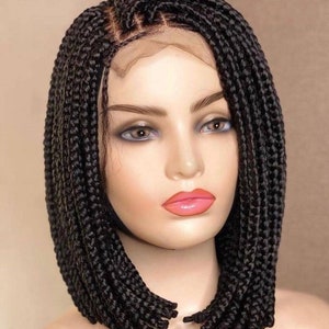 Bob Box Braid Wig, Braided Wig, Full Lace Wig, Lace Front Wig, Braid ...