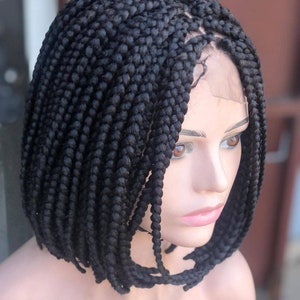 Bob Box Braid Wig, Braided Wig, Full Lace Wig, Lace Front Wig, Braid ...
