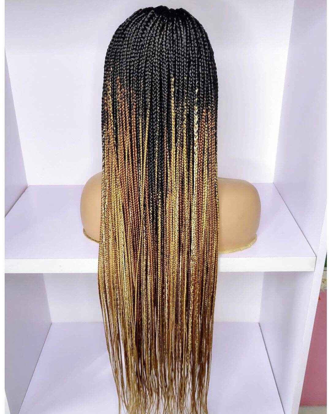 Cornrow Wig Braided Lace Front Wig Full Lace Braided Wig - Etsy