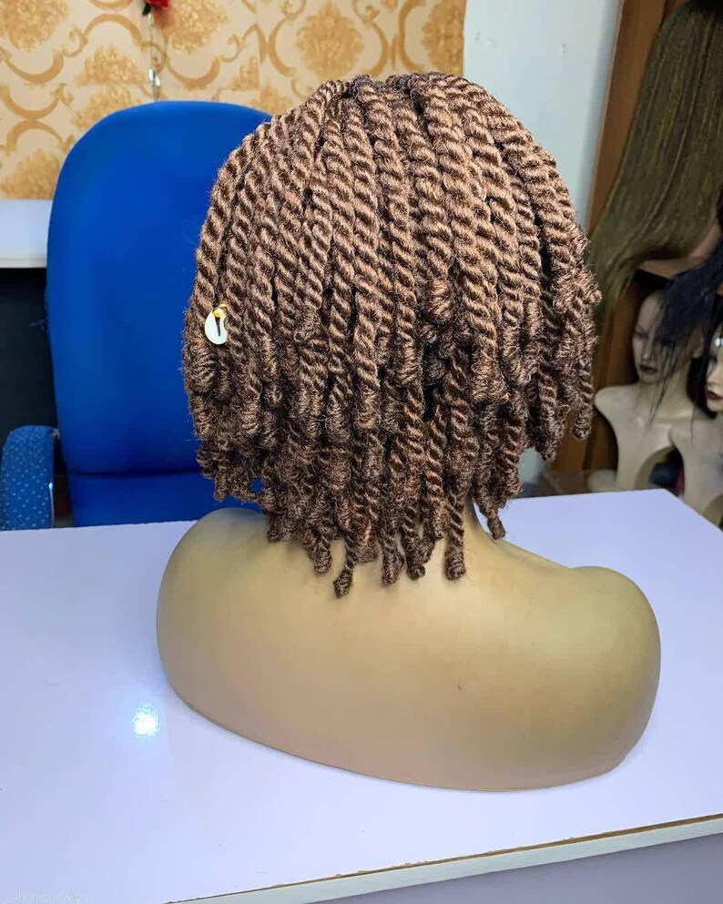 Kinky Cornrow Twist Wig Box Braids Wig for Black Women Cornrow - Etsy