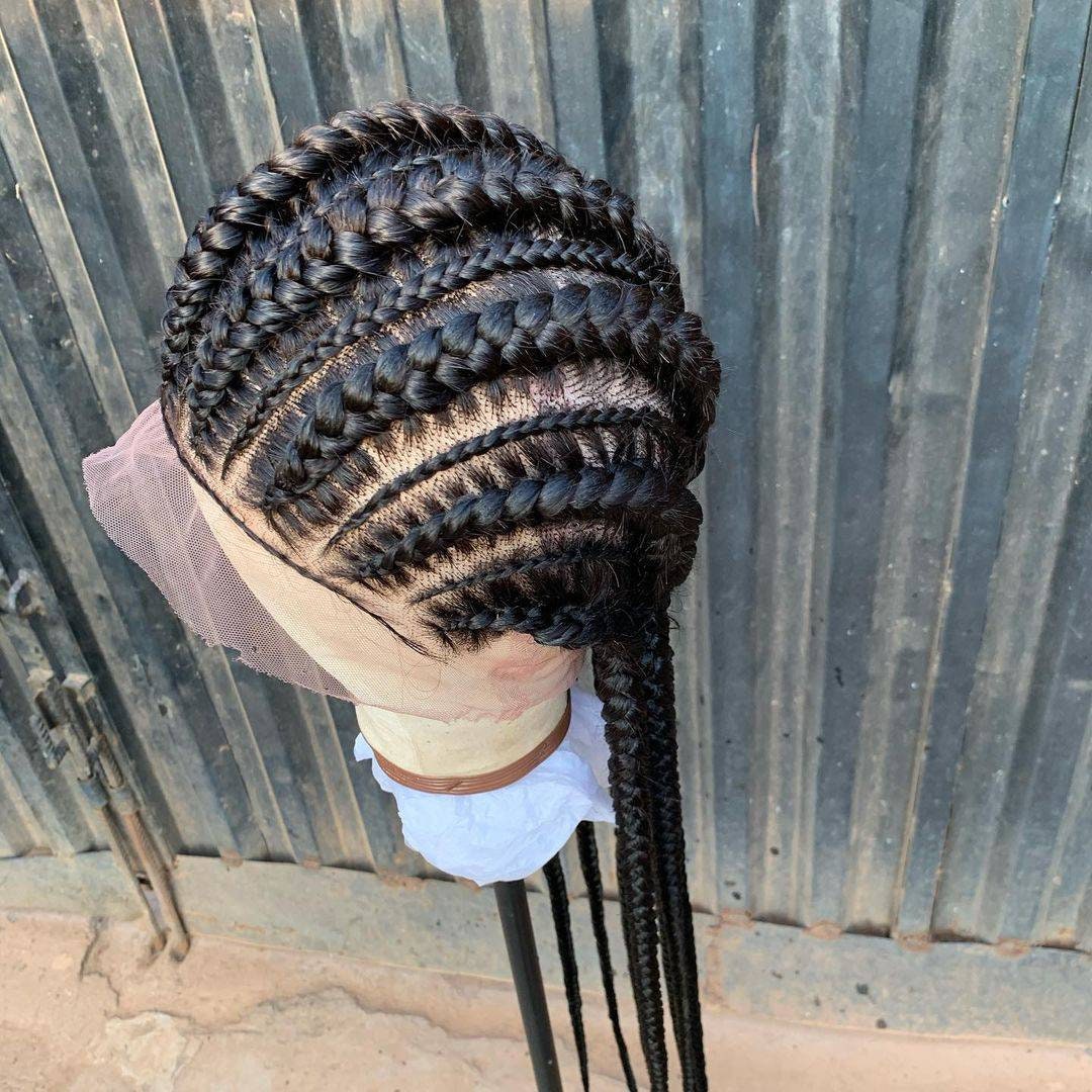 Cornrow Wigs Braided Wig Full Lace Braided Wig Cornrow - Etsy