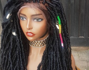 Braided Wig, Butterfly Locs, Dread Locs, Faux Locs, Distress Locs ...