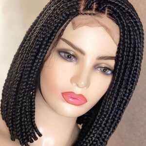 Bob Box Braid Wig, Braided Wig, Full Lace Wig, Lace Front Wig, Braid ...