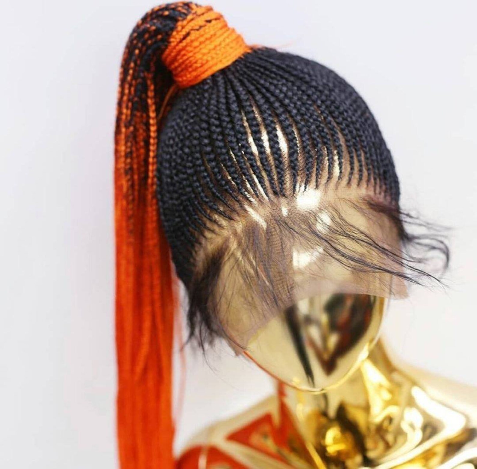 Cornrow Braided Wig Braided Wig Braided Lace Front Wigs - Etsy