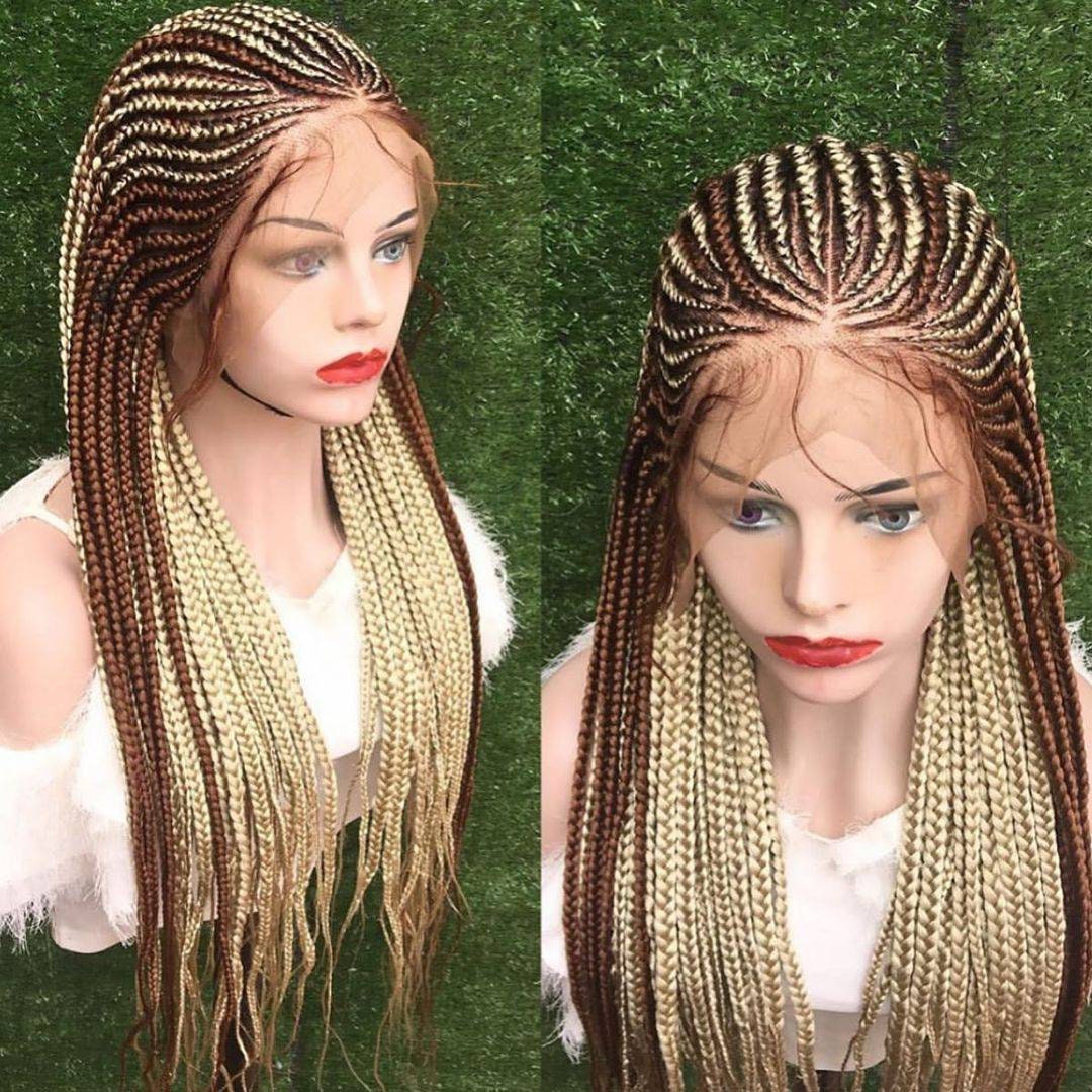 Braided Wig Full Lace Wig Lace Front Wig Wigs Cornrow Wig - Etsy
