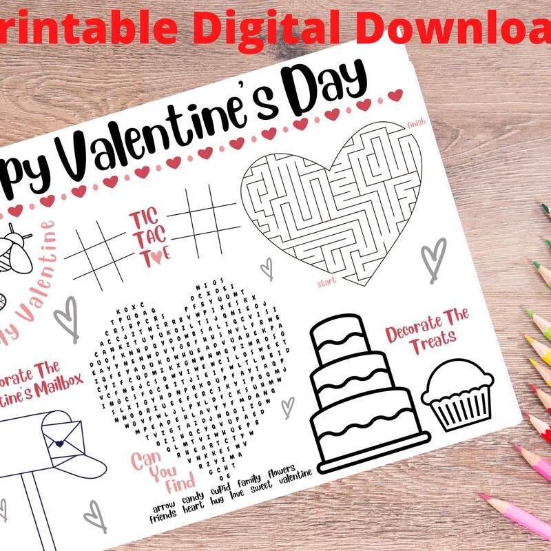 Valentine Placemats - Etsy