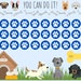 Reward Chart for Kids, Dog Lover, Behavior Chart, Printable Sticker ...
