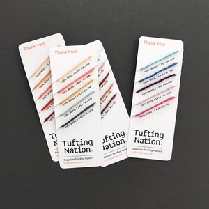 Custom Yarn Color Card, Yarn Color Swatch, Wool Color Card, Wool Yarn ...