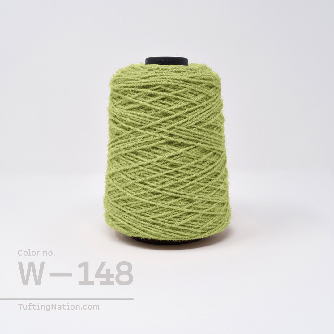 Rug Tufting Wool on Cone, Yarn for Rug Making, 1/2lb Cone, Tufting Gun ...