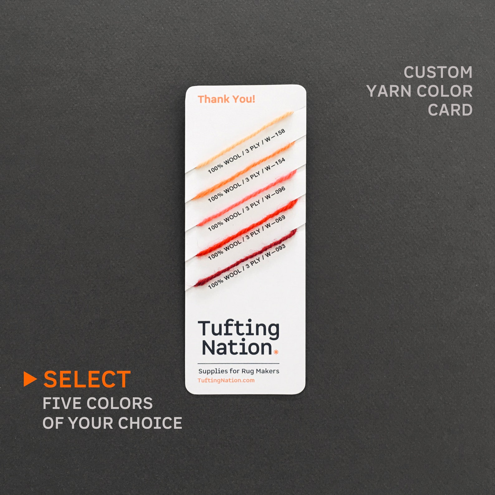 Custom Yarn Color Card, Yarn Color Swatch, Wool Color Card, Wool Yarn ...