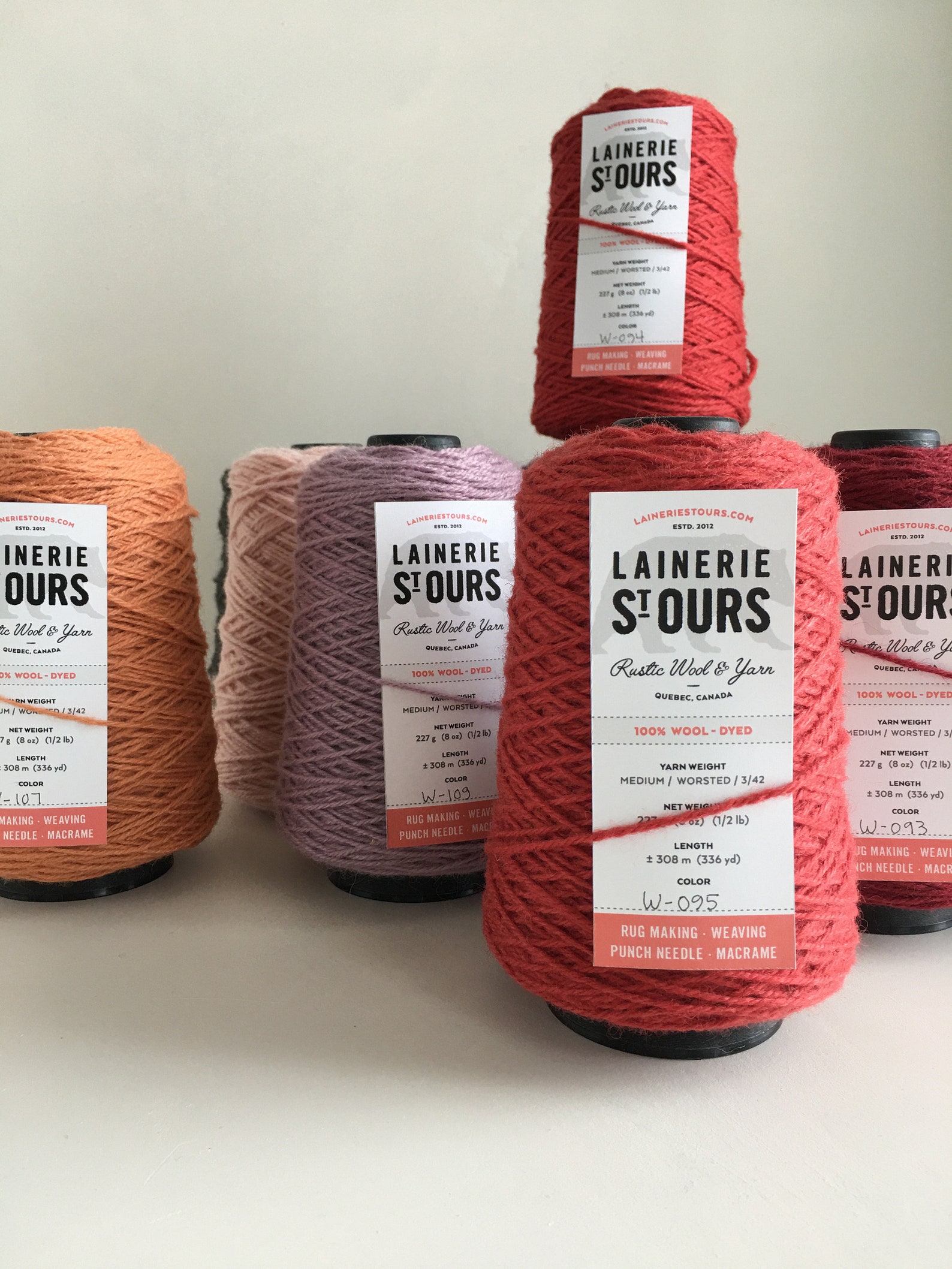 Rug Tufting Yarn Wool Yarn to Make Rug 1/2lb cone Yellow | Etsy