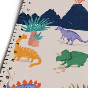 Dinosaur Growth Chart, Dino Height Ruler, Wall Hanger for Kidsroom ...