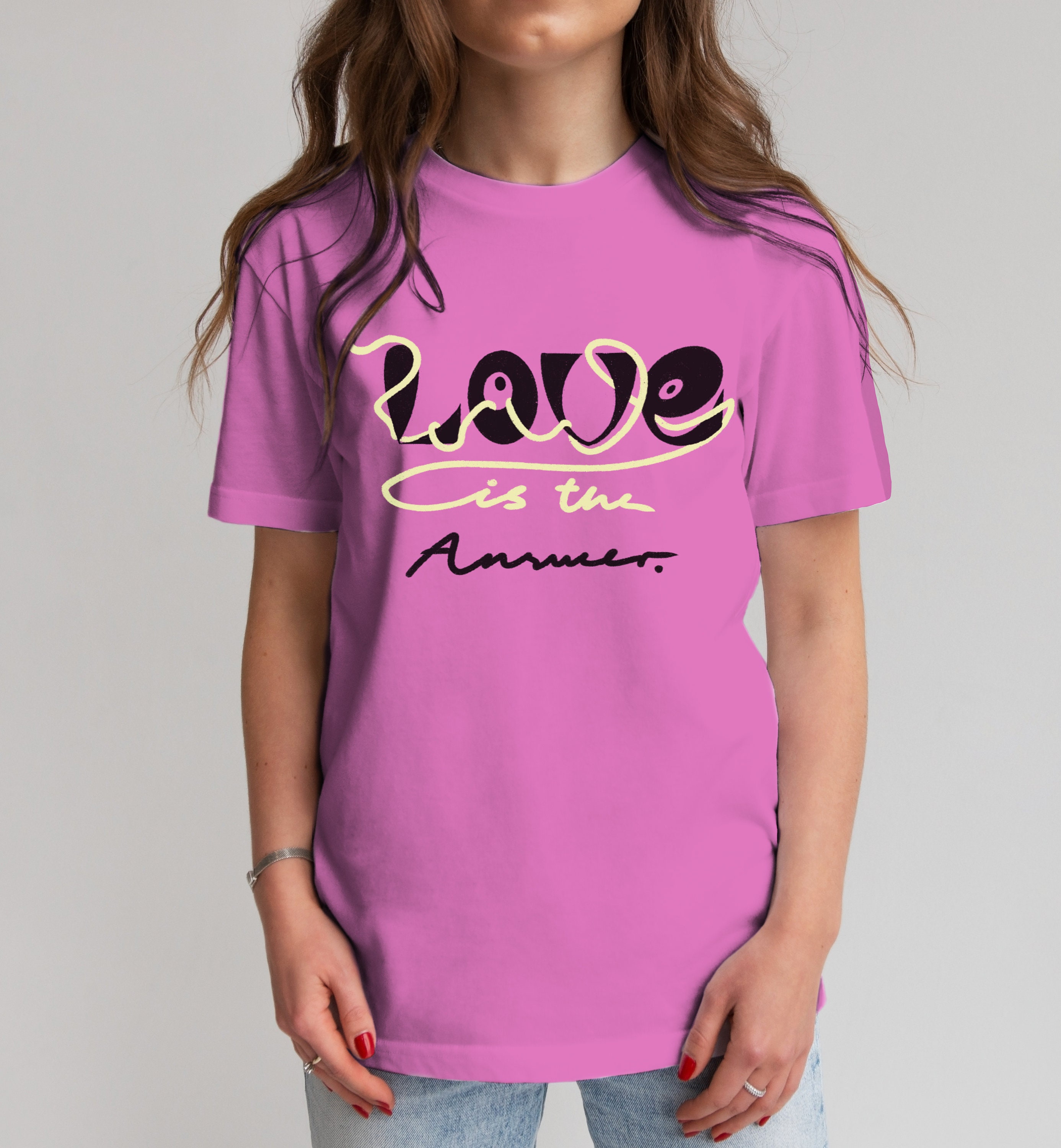 Women Slogan Tee, Gifts for Her, Pink T-shirt, Teen Girl Jersey Short ...