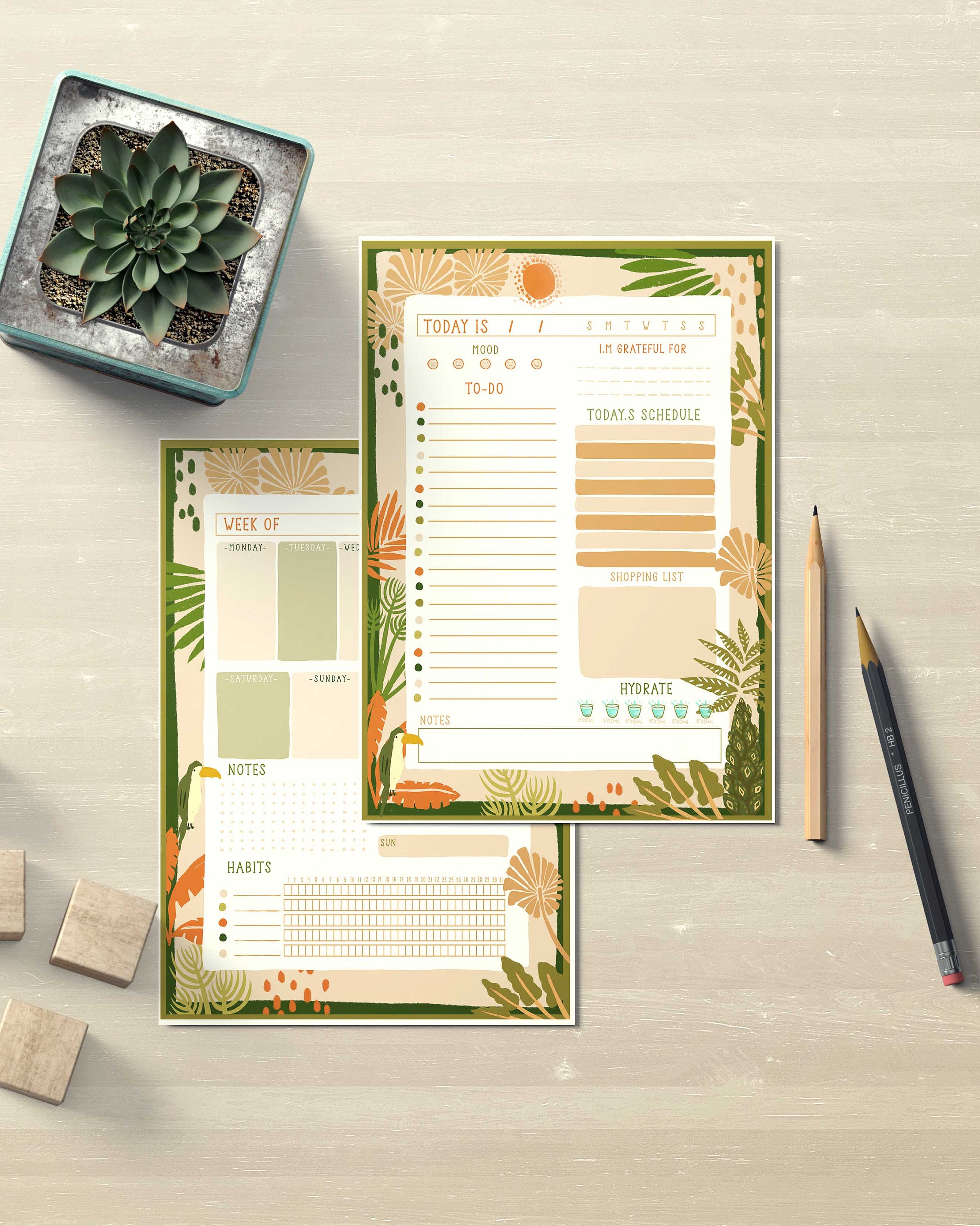 Boho Digital Planner, Goodnotes Planner, Bohemian iPad Planner, Daily ...