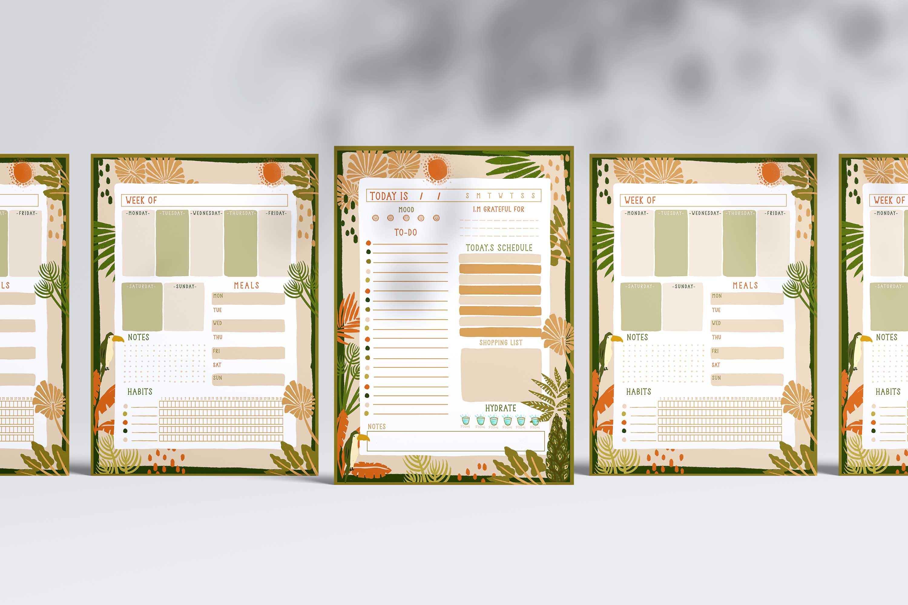 Boho Digital Planner, Goodnotes Planner, Bohemian iPad Planner, Daily ...