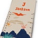 Dinosaur Growth Chart, Dino Height Ruler, Wall Hanger for Kidsroom ...