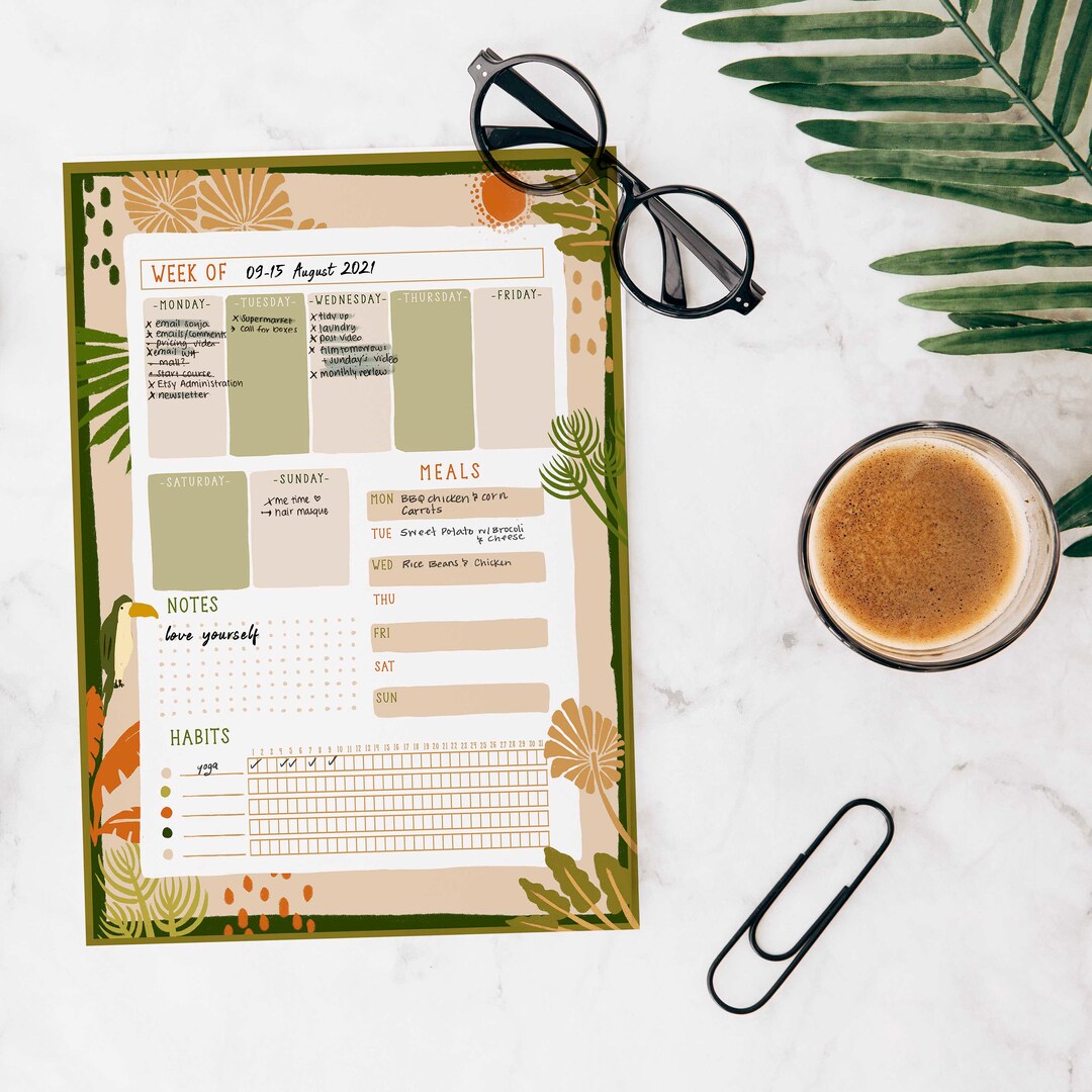 Boho Digital Planner, Goodnotes Planner, Bohemian iPad Planner, Daily ...