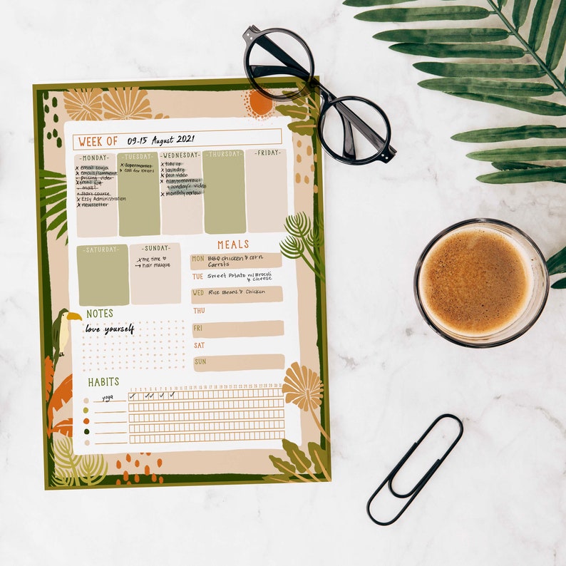 Boho Digital Planner, Goodnotes Planner, Bohemian iPad Planner, Daily ...