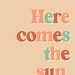 Boho Sunset Print Set, Slogan Wall Decor, Landscape Wall Art, Beatles ...