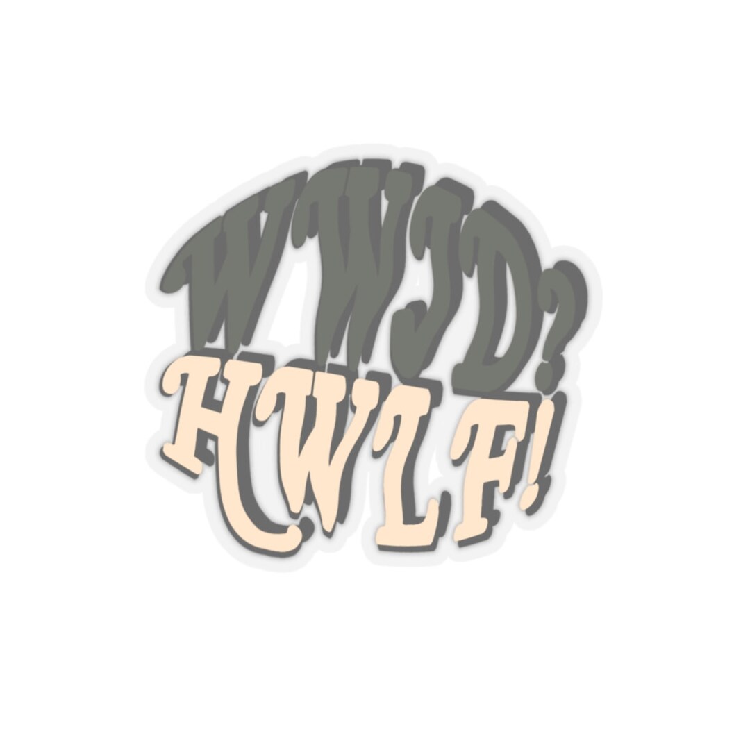 WWJD HWLF Kiss-cut Sticker - Etsy