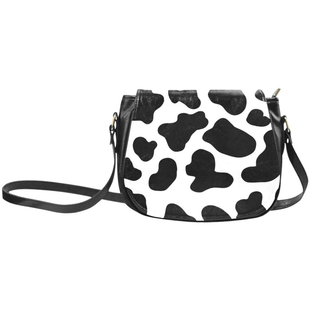 Cow Print Pop Art Crossbody Bag - Etsy