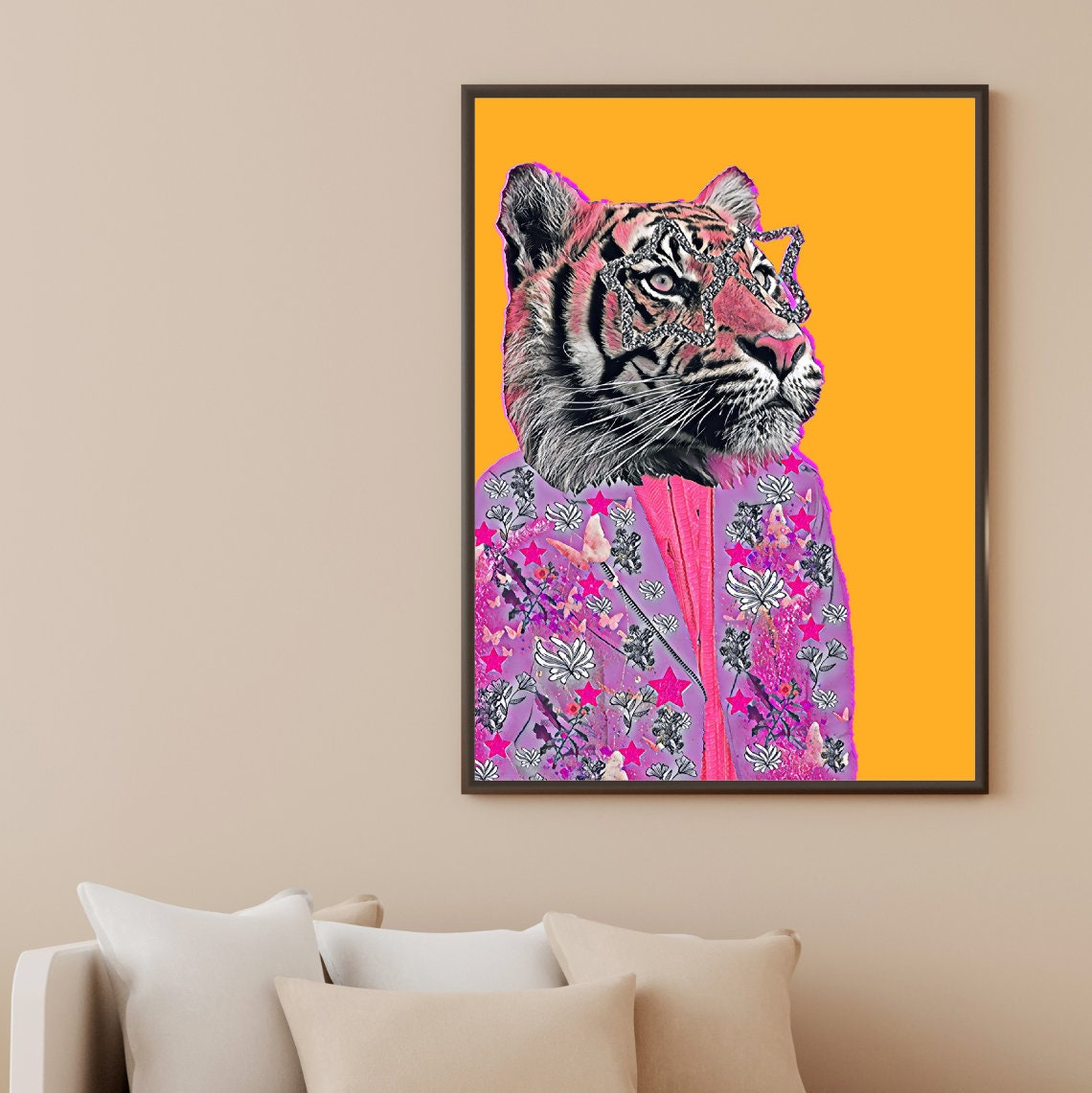 Tiger Star Glam Fashion Printable - Etsy