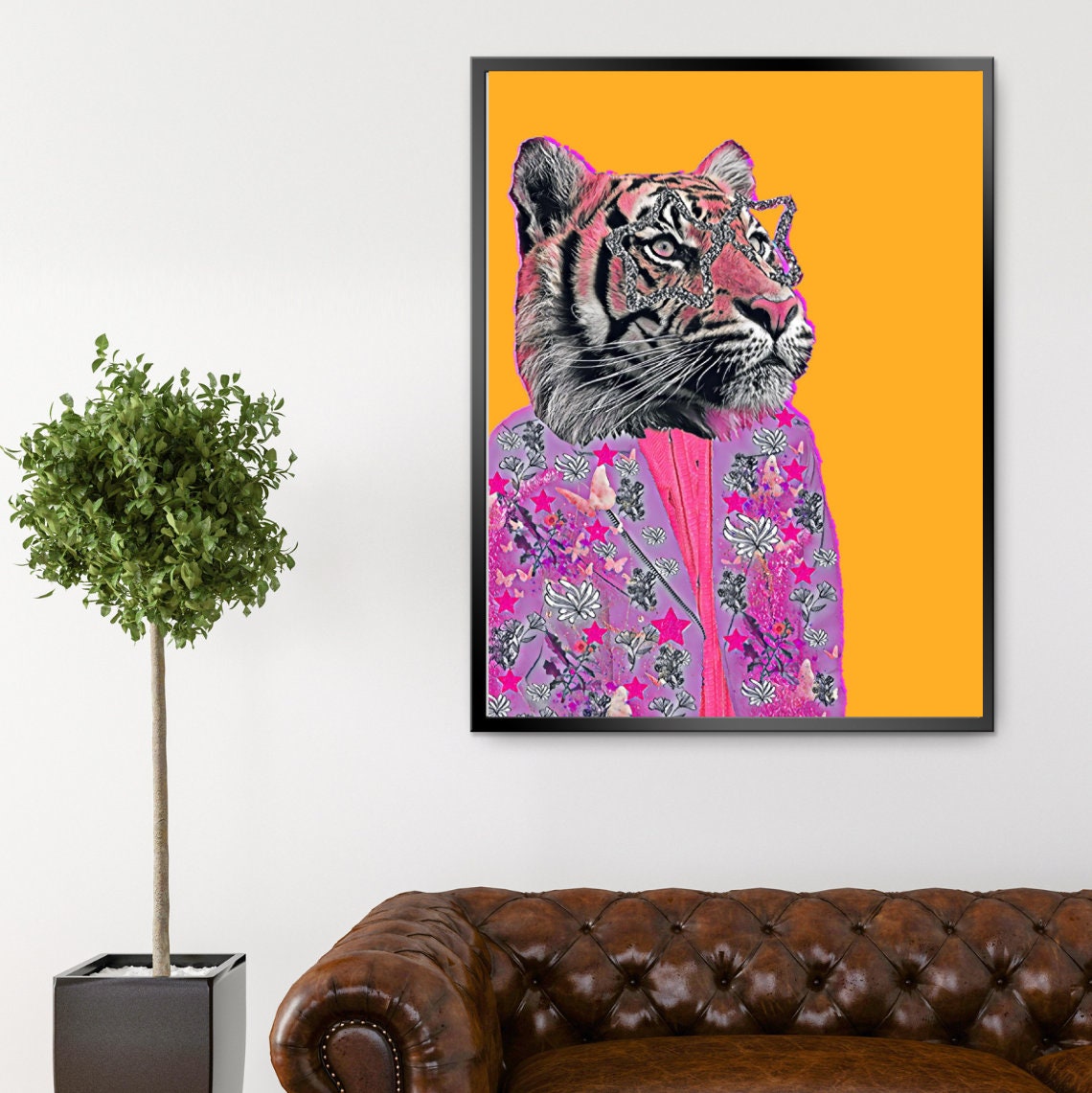 Tiger Star Glam Fashion Printable - Etsy