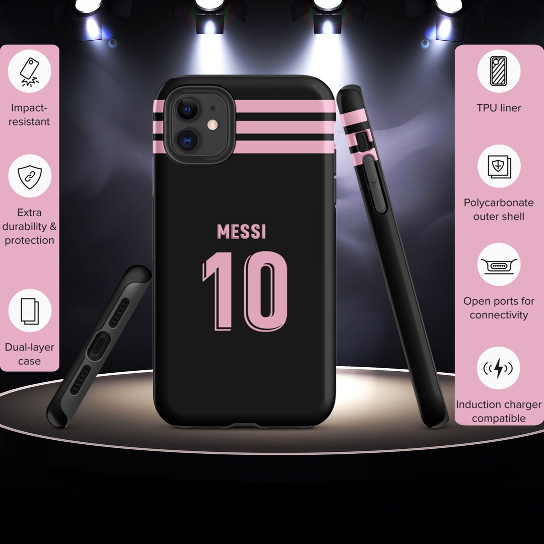 Messi Tough Case for Iphone®, Messi iPhone Case, Messi Inter Miami, Inter Miami Phone Case ...