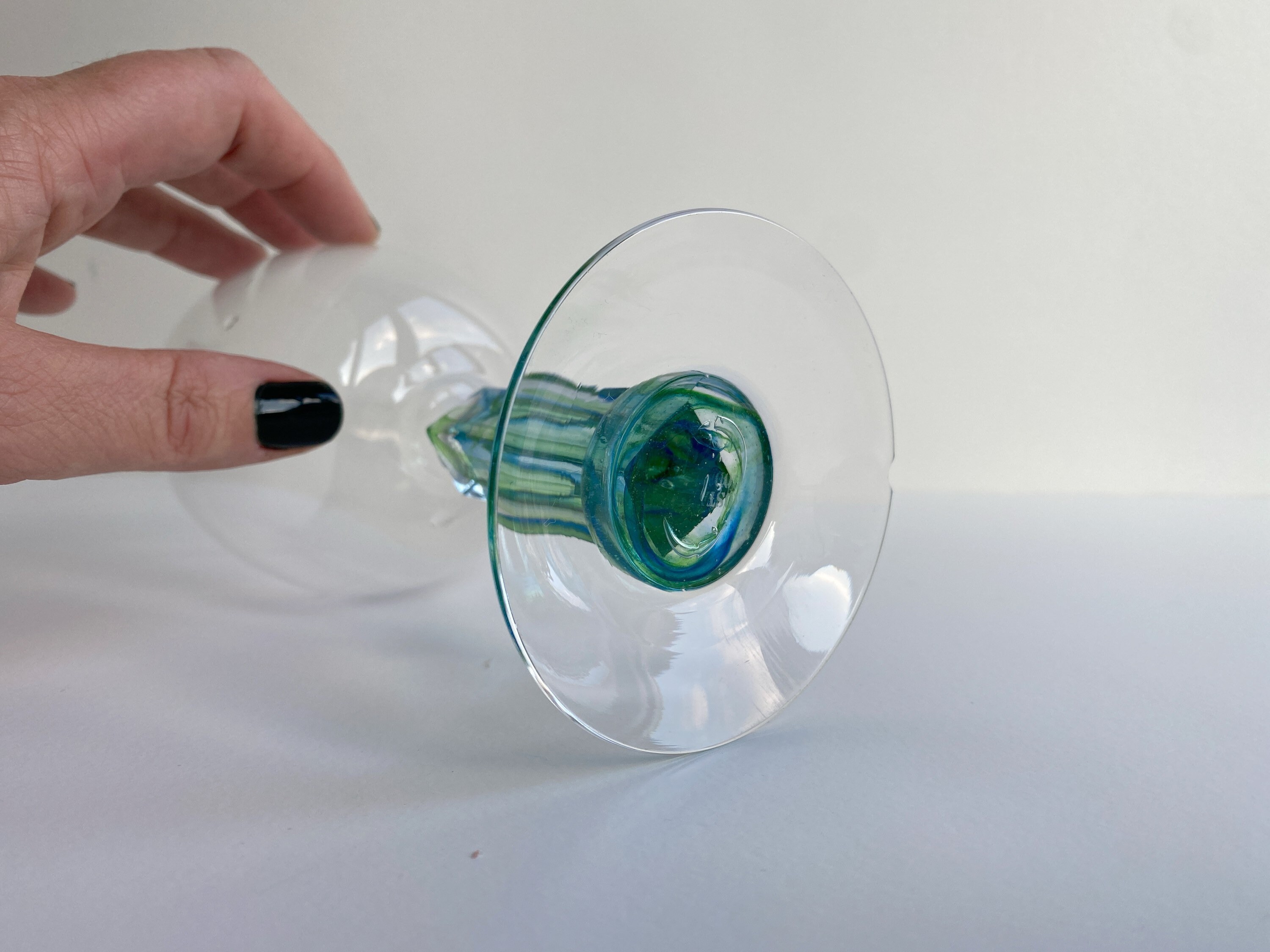 Kosta Boda Nobis Designed by Kjell Engmann in 2000 Red Wine Glasses Set ...