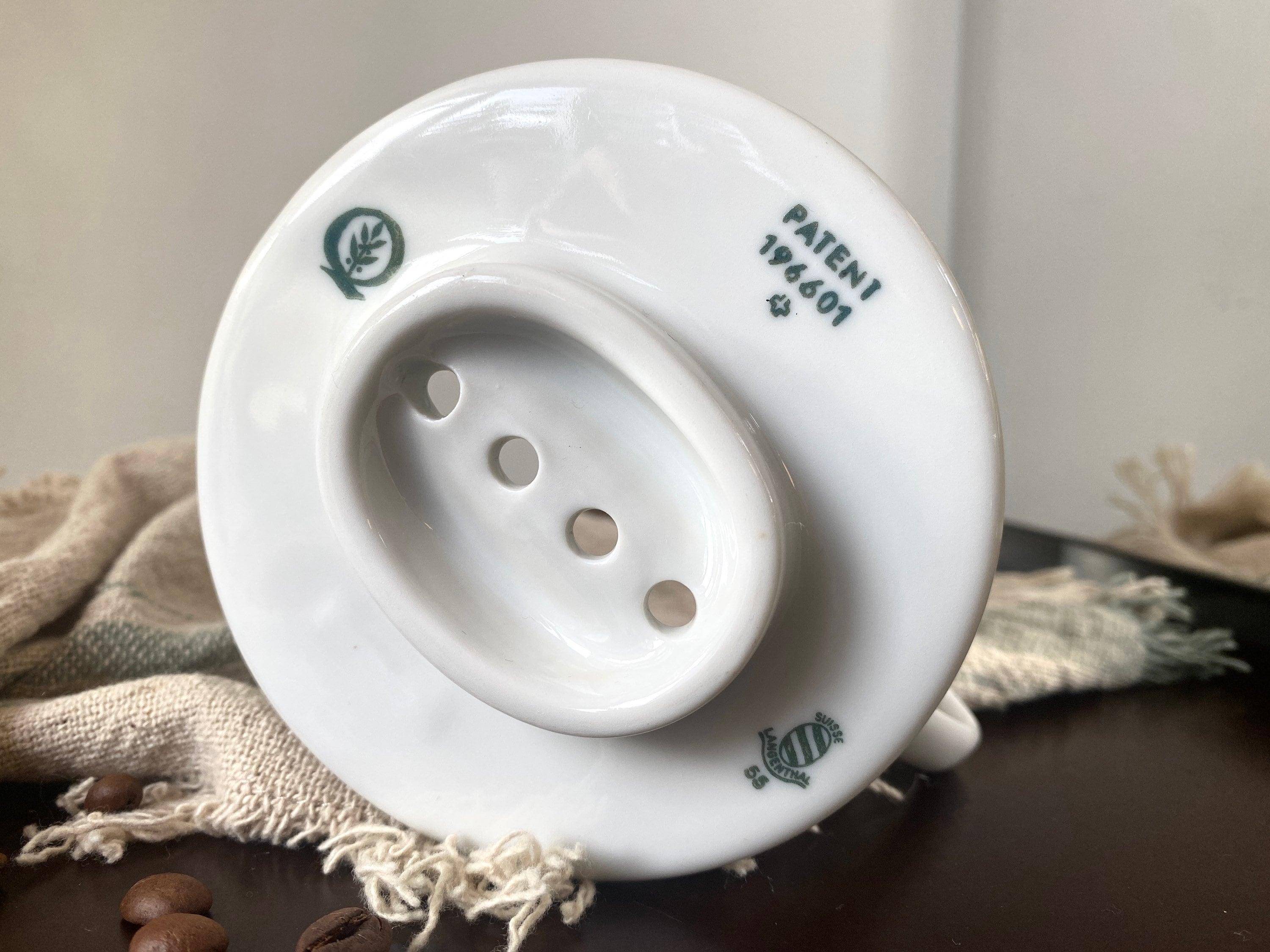 Very Rare Suisse Melitta 101 Langenthal, Swiss, 4 Hole Coffee Filter ...