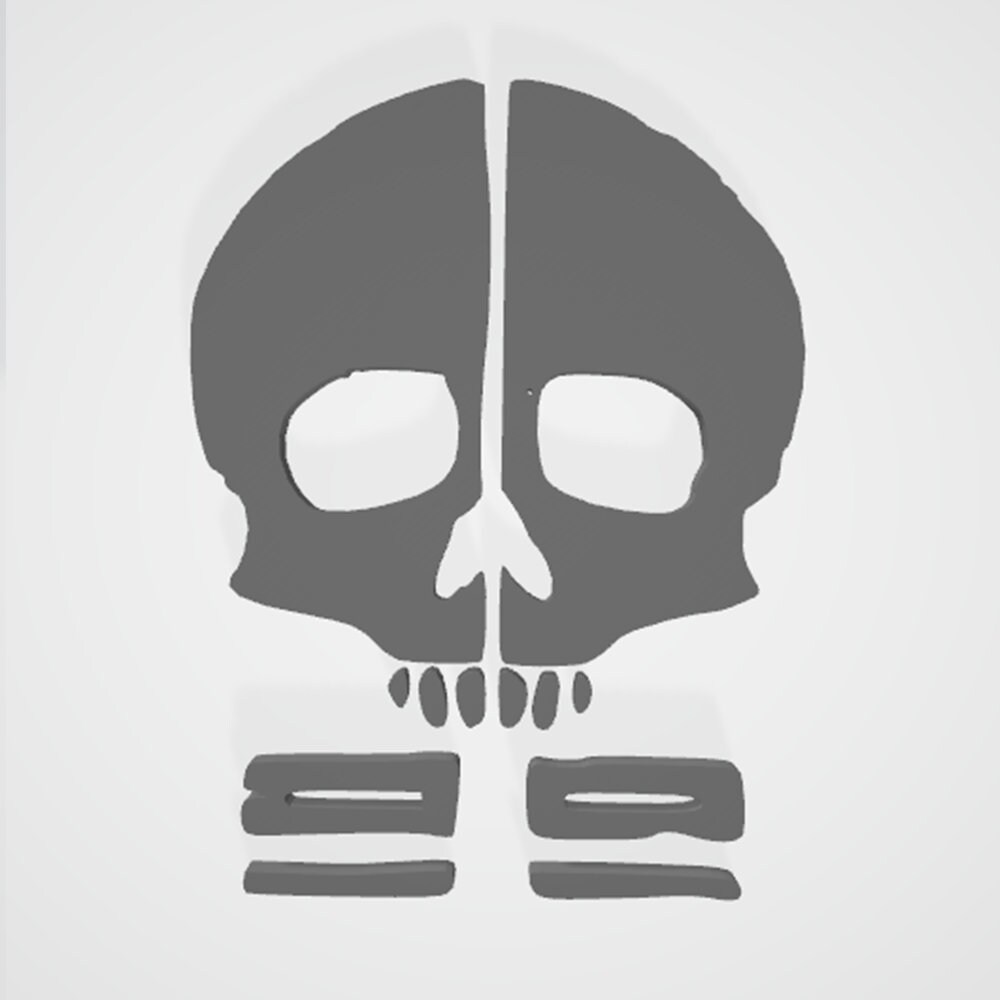 Clone Force 99 Skull Inspired Sticker Stickers, Labels & Tags Paper ...