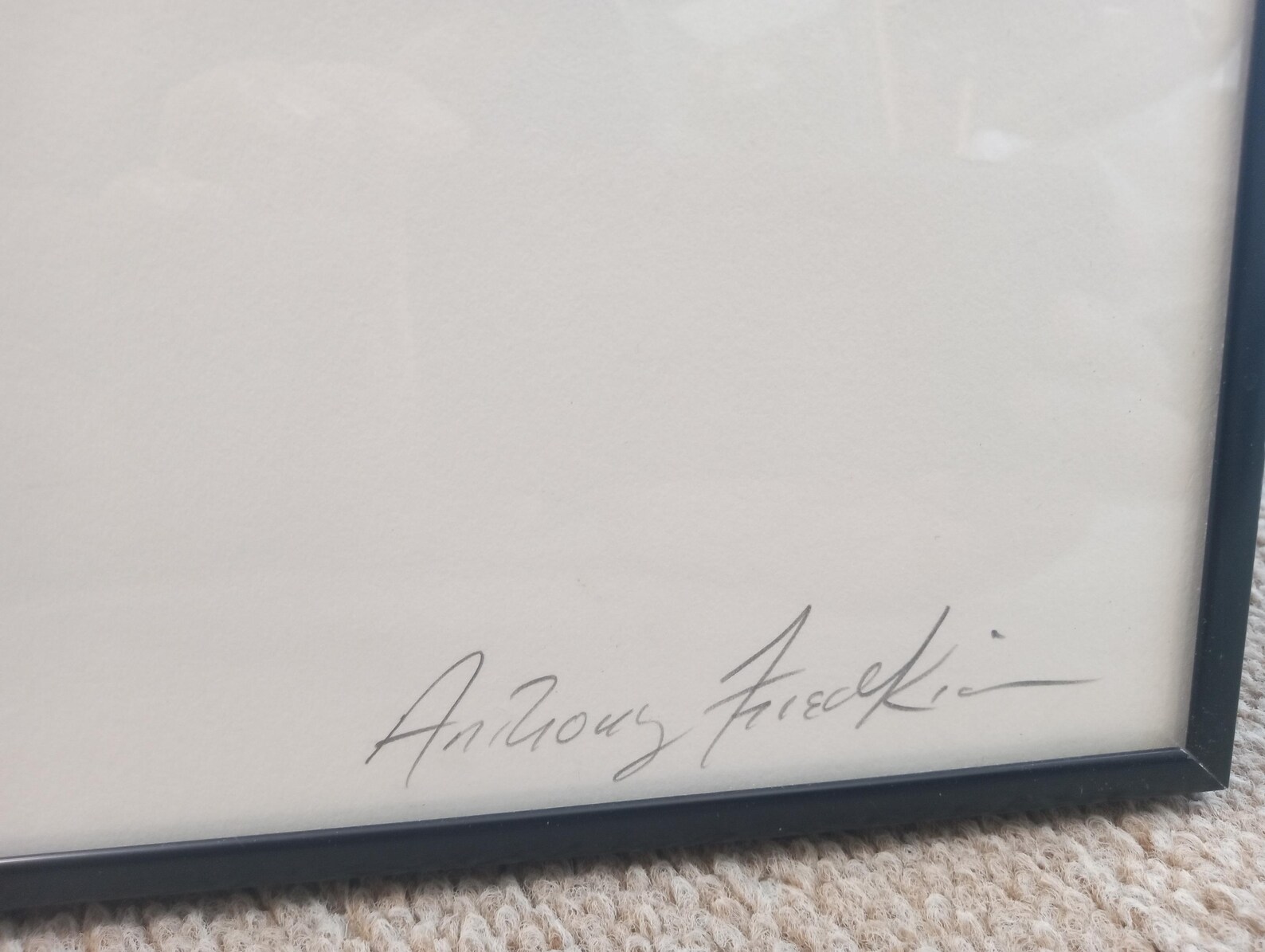 ANTHONY FRIEDKIN Signed Print 'clockwork Malibu' 1993 W/ Exhibition ...