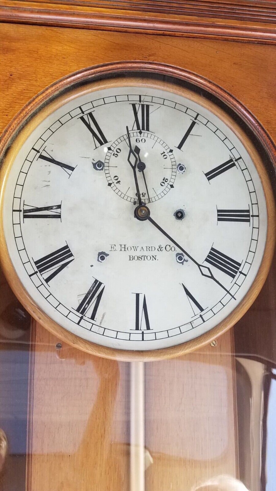 Rare Antique E. Howard & Company Standard Time Clock - From Depot at ...
