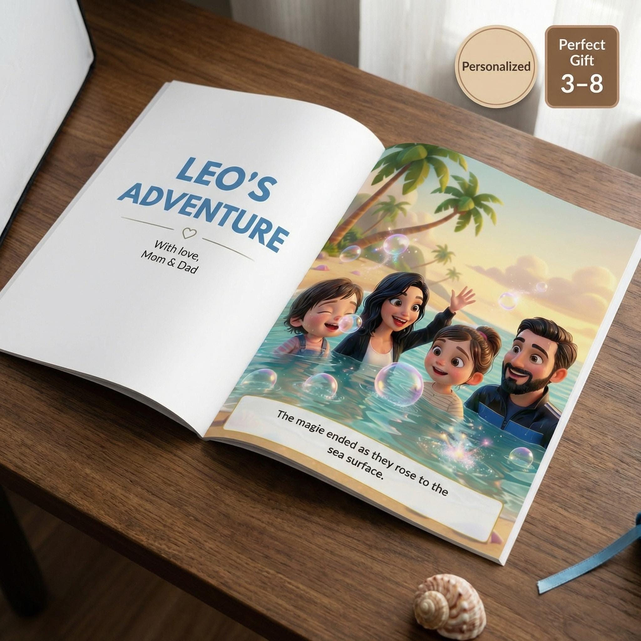 Custom 3D Cartoon Style Storybook From Photo, Animated Movie Style ...