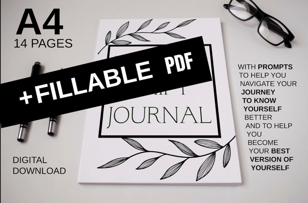 Identity Shifting Journal - Digital Download - Printable +fillable PDF ...