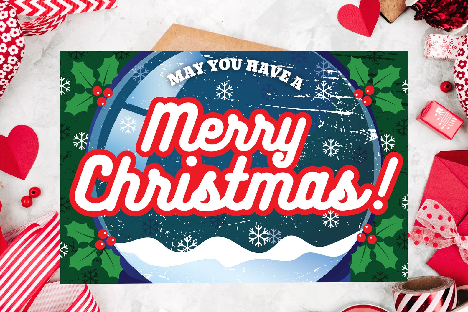 Merry Christmas Fun Pdf DIGITAL CARD. also Printable With Front/back ...