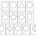 13 PRINTABLE Spelling/writing SHAPES Pages - Etsy