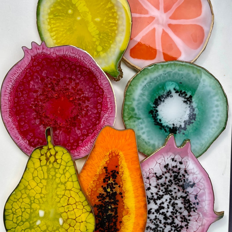 Resin Coaster - Etsy