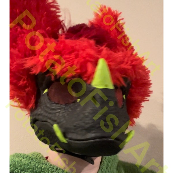 Dino Mask - Etsy