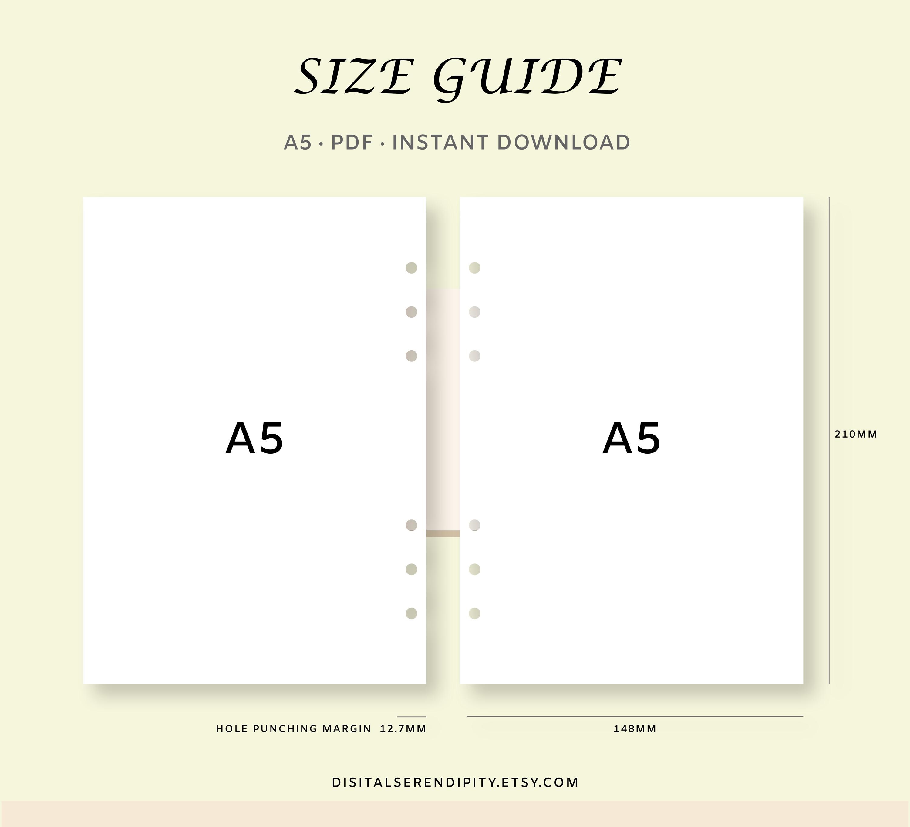Weekly Cleaning Checklist: Printable Planner, A5 A4 Letter Size ...
