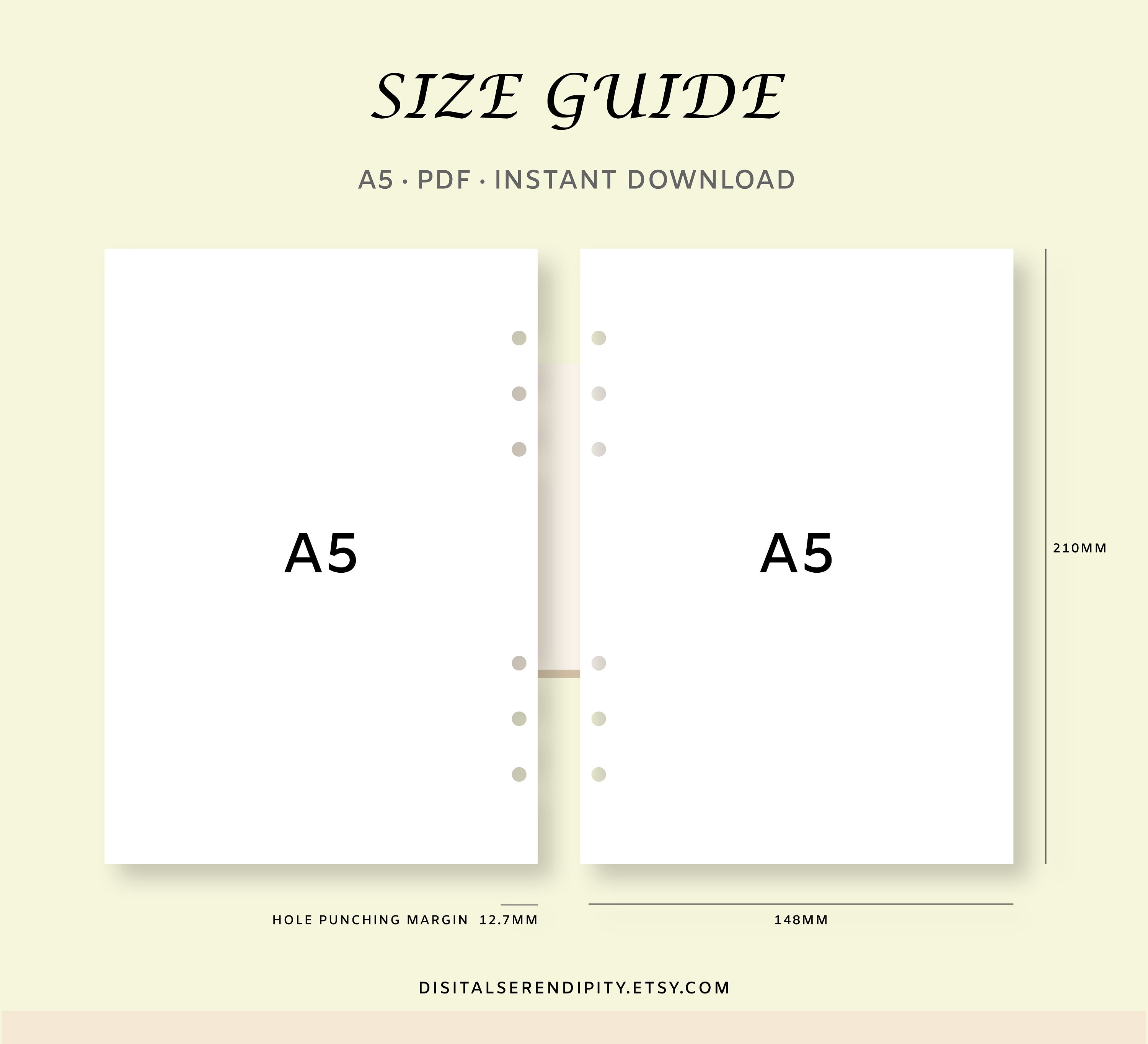 Daily Printable Bullet Journal Layout/ Undated Organized Planner/day on ...