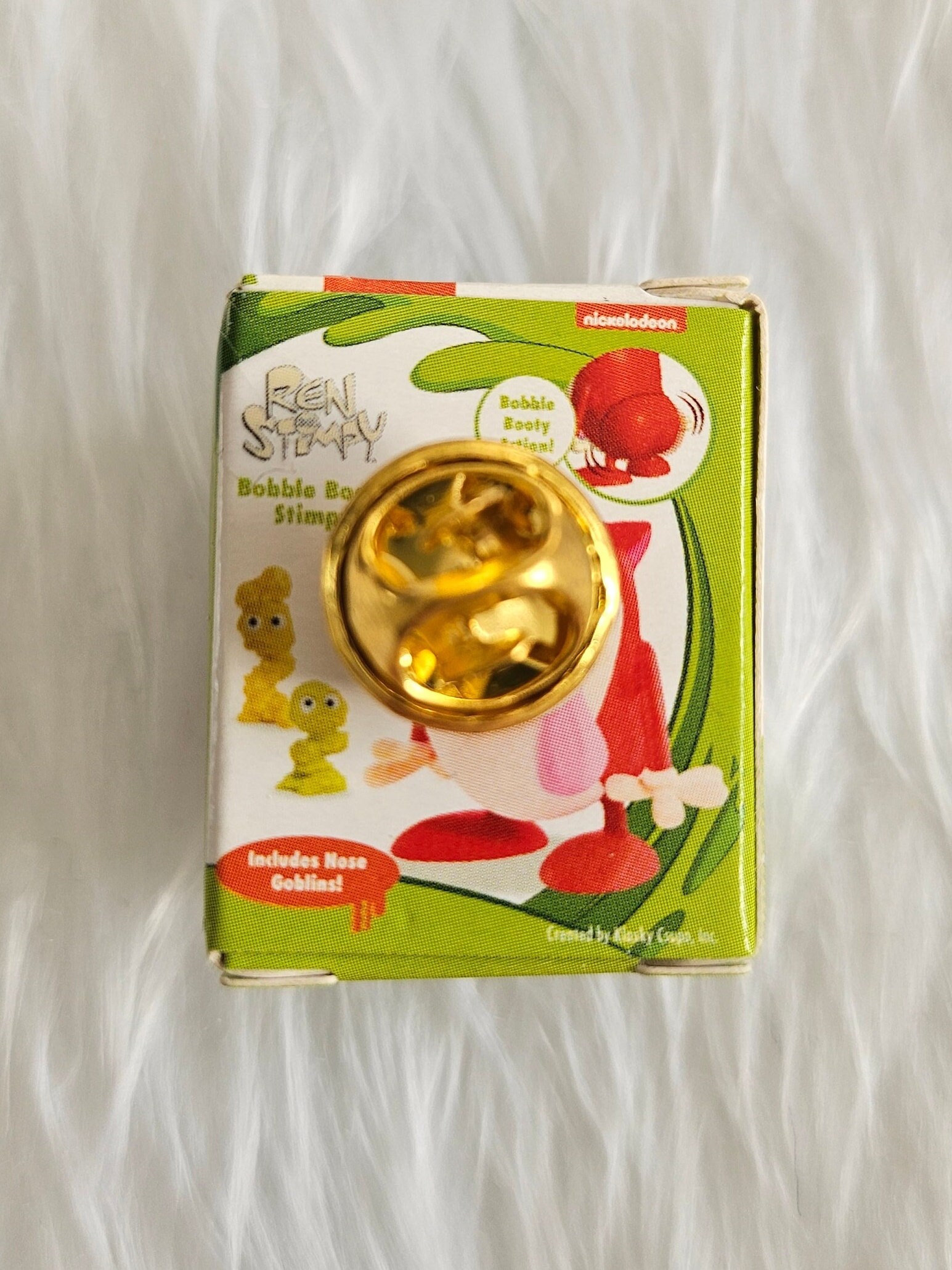 Mini Bobble Booty Rem Figurine Badge Pin Mini Toys Quirky 90s Cartoon ...