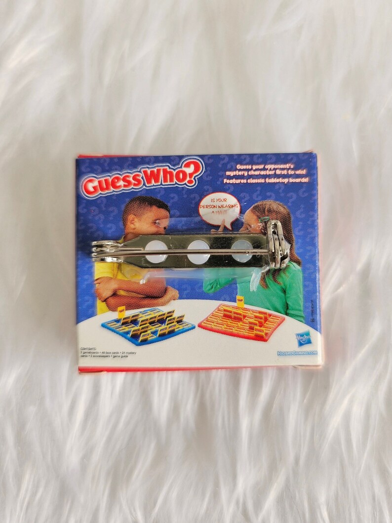 Mini Guess Who Badge Pin Mini Toys Quirky Weird Oddities - Etsy Australia