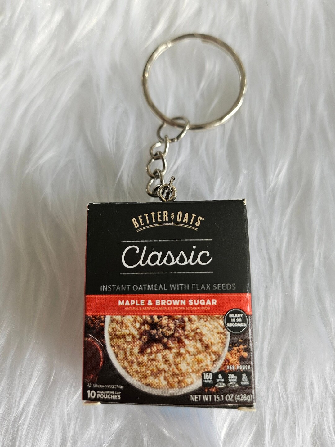 Mini Brands Oatmeal Keyring Cute Quirky Weird Oddities - Etsy