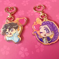 KPOP Demon Hunters | Saja Boys Soda Pop Flavour Acrylic Keychains ...