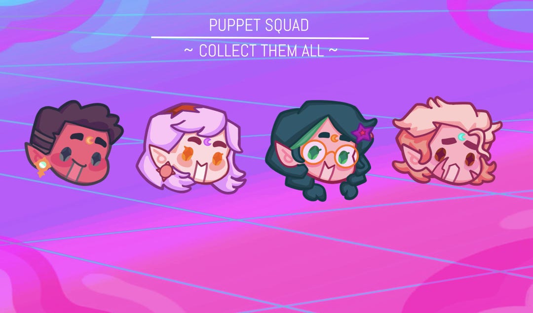 Puppet Squad - Rainbow Acrylic Charms - Etsy