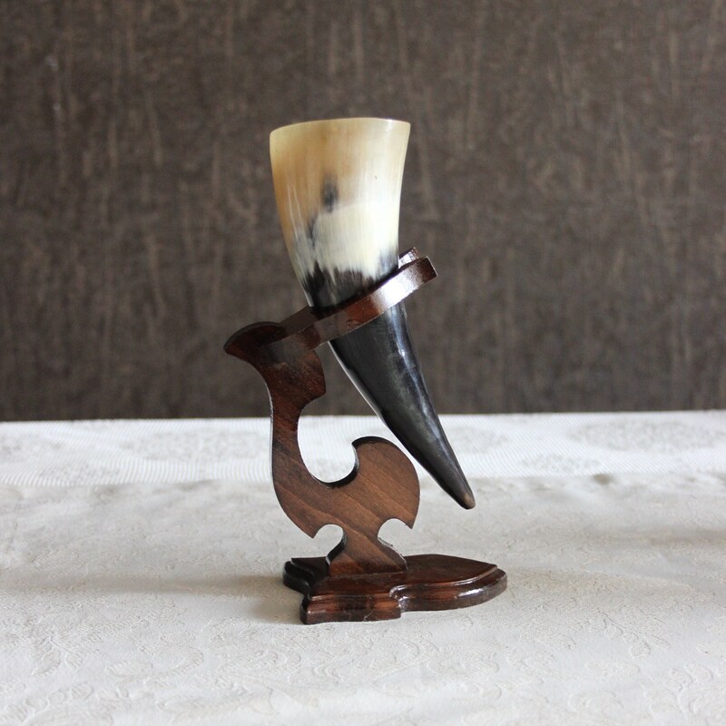 Drinking Horn Stand - Etsy