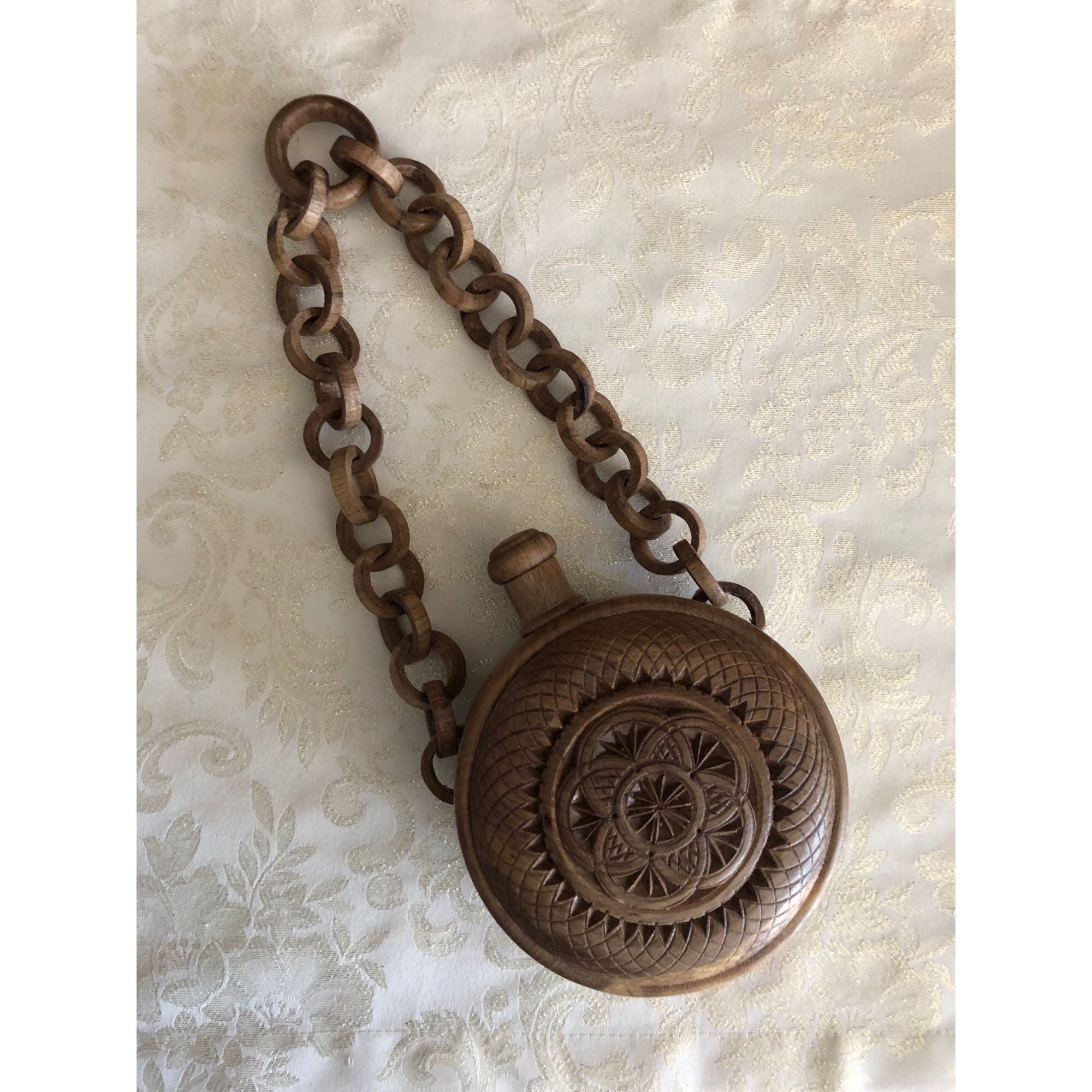 Wooden Flask Walnut, Mountain Wood Flask, Great Gift for Wedding, for ...