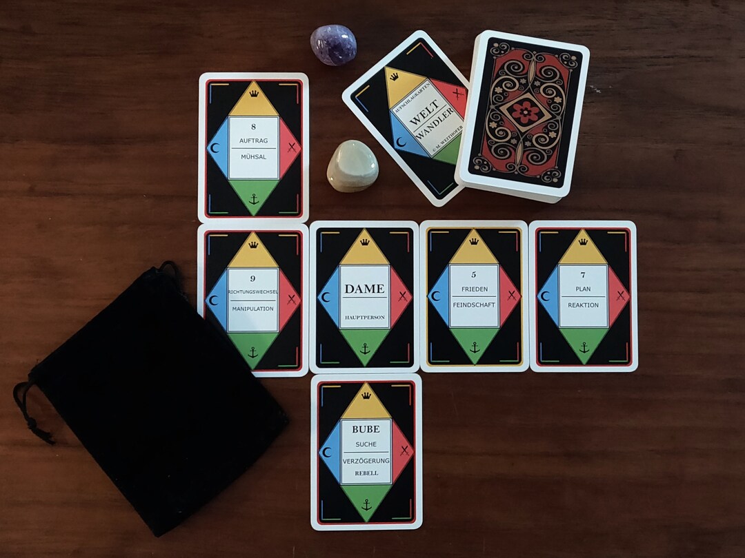 Oracle Cards German, Coaching Card Deck WORLD WANDLER, Card Laying ...