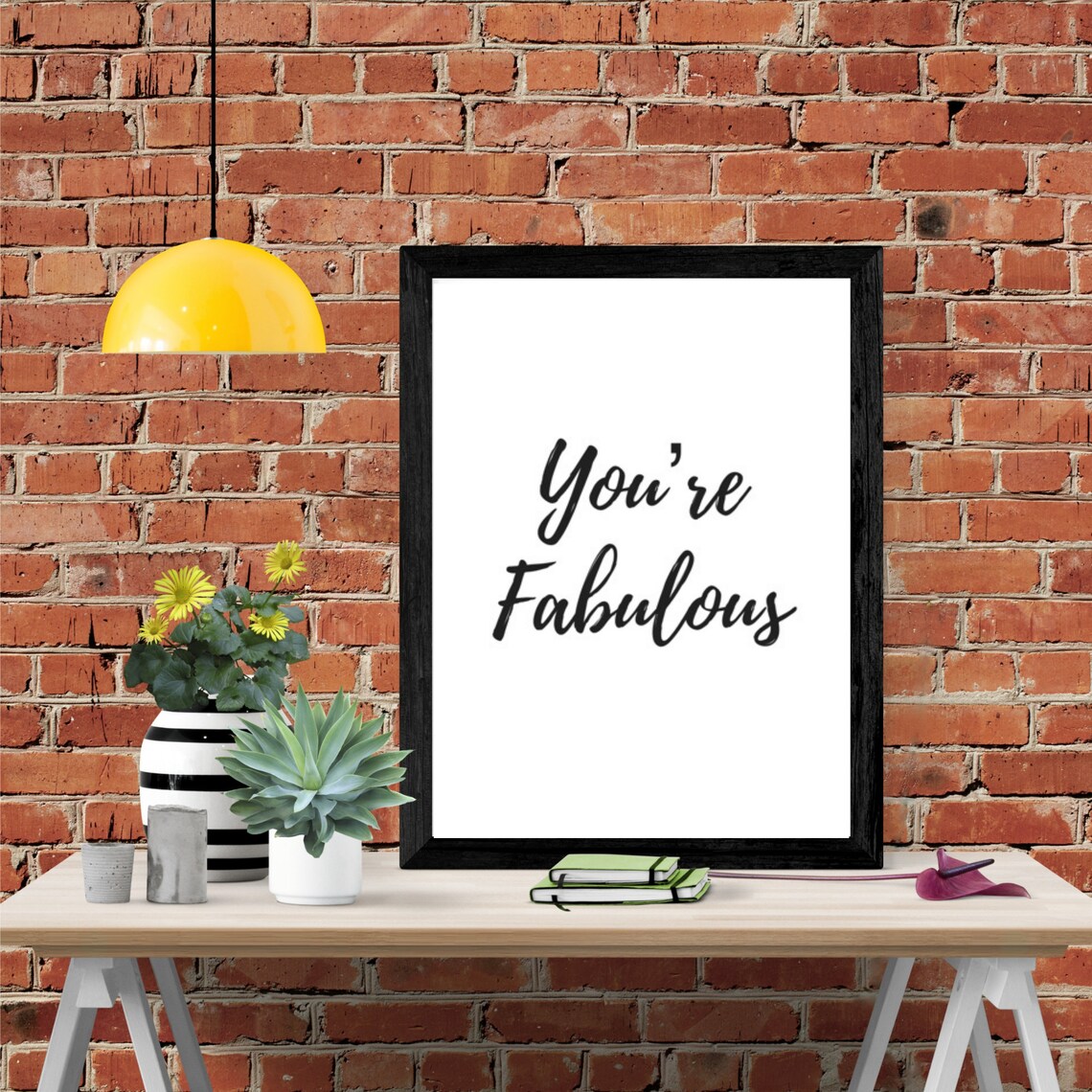 Youre Fabulous Printable Wall Art Printable Poster Home - Etsy